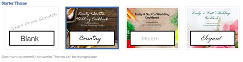 Using Cookbook Themes Createmycookbook