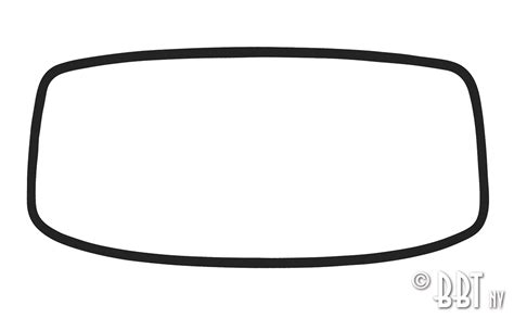 Baywindow Bus Front Windscreen Seal Deluxe For Use With Metal Trim