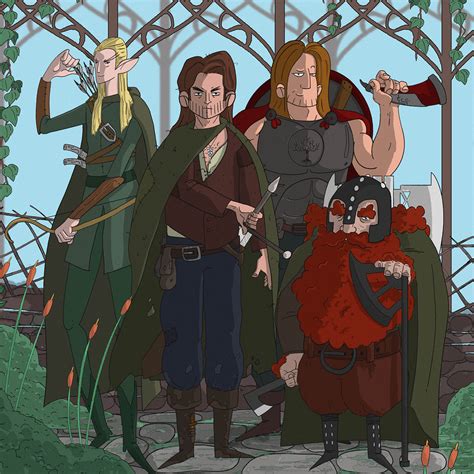 Aragorn And Legolas Fan Art