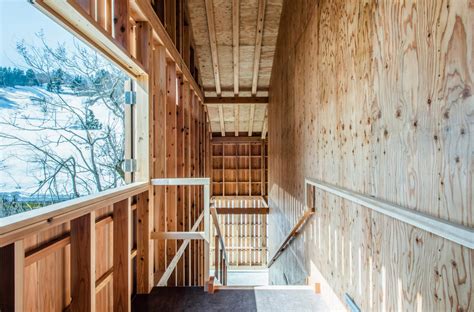 Kei Kaihoh Architects Forms Snow Cooled Rice Warehouse From Local Cedar