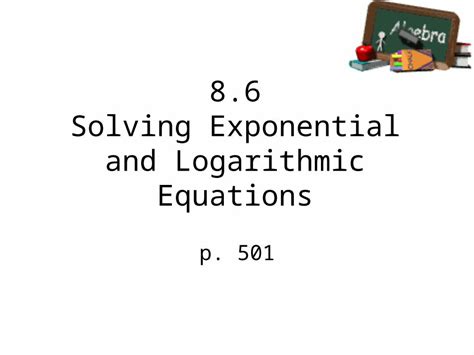 PPT Solving Exponential And Logarithmic Equations DOKUMEN TIPS