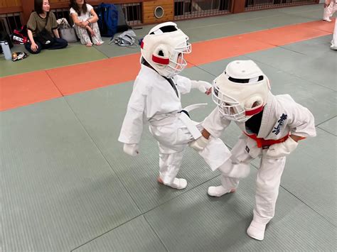 前蹴りをさばく約束組手を練習しました👊😎 ブログ 兵庫県たつの市・太子町の空手なら極真会館 長谷場派 前田道場