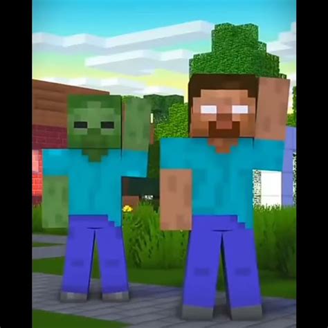 Herobrine And Zombie Tiktok Ytshorts Tiktok Shorts