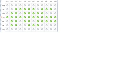 Javascript Jquery To Check All Checkboxes In Td Based On Classname Of Tr In Horizontal Stack