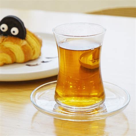【炫彩】進口土耳其紅茶玻璃杯無鉛冰滴特濃咖啡簡約特色配碟透明小杯子 蝦皮購物