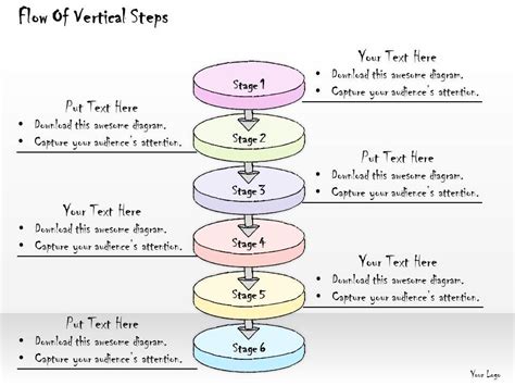 Business Ppt Diagram Flow Of Vertical Steps Powerpoint Template PowerPoint Presentation