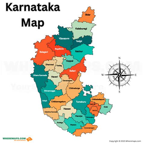 Karnataka Political Map State Maps Political Maps Charts Sexiezpix