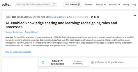Ai Enabled Knowledge Sharing And Learning Redesigning Roles And Processes