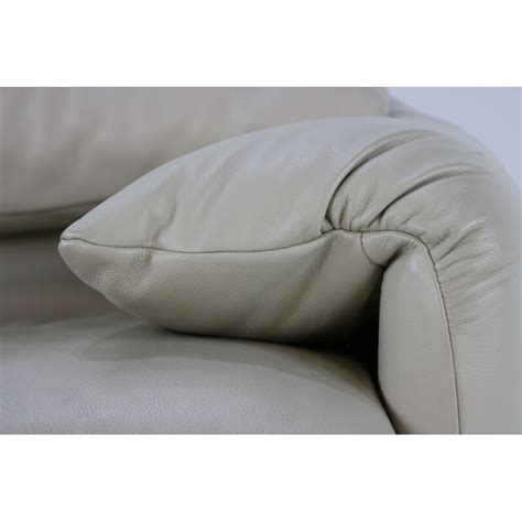 Vintage Leather Two Seater Sofa Maralunga By Cassina