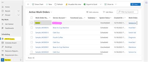 how to generate work order field service in dynamics365 crmonce