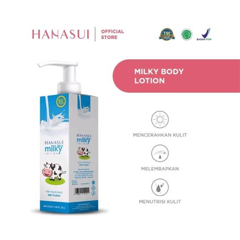 Jual Hanasui Hand Body Lotion Milky Shopee Indonesia