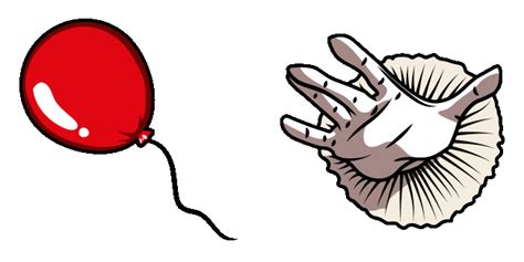 It Pennywise And Balloon Animated Cursor Sweezy Cursors