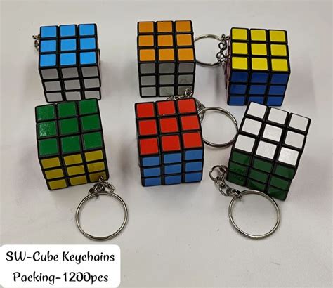 Multicolor Rubic Cube Keychain 3 X 3 X 3 At ₹ 6piece In Mumbai Id