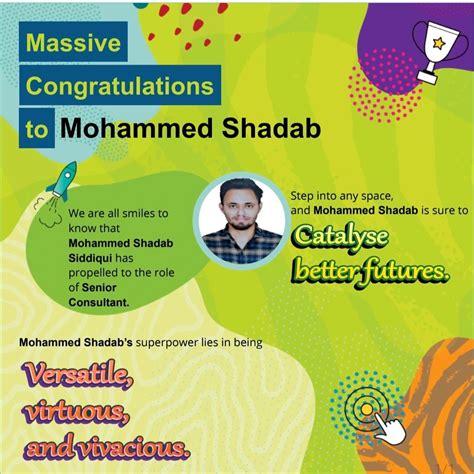 mohammed shadab siddiqui on linkedin promotion careerclimb