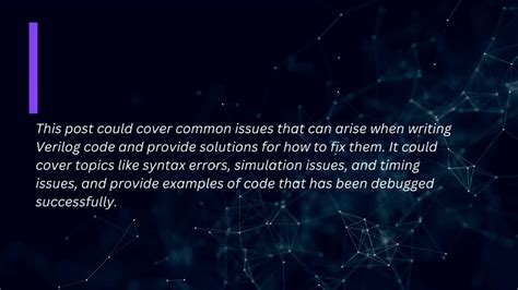 Vlsi Dev World On Linkedin Debugging Verilog Code Common Pitfalls And Solutions