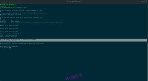 Comment Ajouter Des Utilisateurs Au Fichier Sudoer Sous Linux Toptips Fr