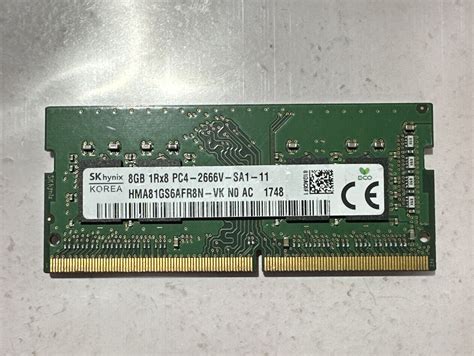 SK Hynix HMA81GS6AFR8N-VK 8GB PC4-2666V DDR4-2666 | Ubuy India