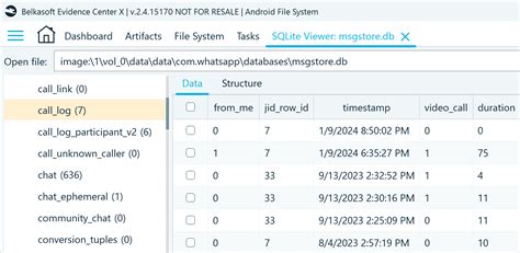 Android WhatsApp Forensics Part II Analysis