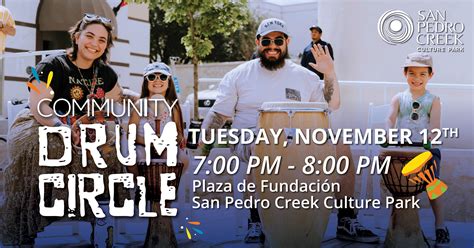 Drum Circle San Pedro Creek Culture Park