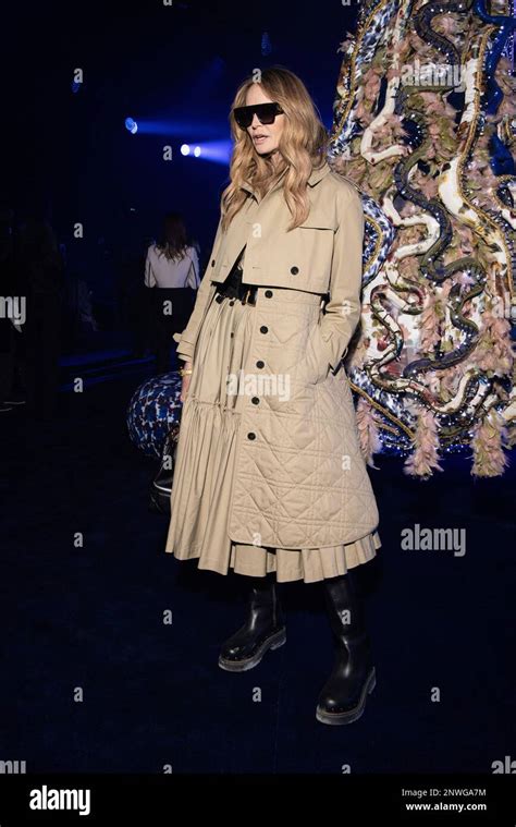 Elle Macpherson Arrives For The Christian Dior Fall Winter 2023 2024