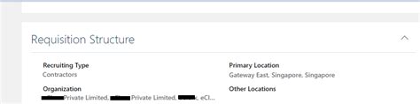 Cannot Edit Requisition Structure Of Posted Requisitions For New Locations — Cloud Customer Connect
