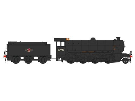 Heljan Gresley O21 63923 Br Late Black Oo Gauge Steam Model Train