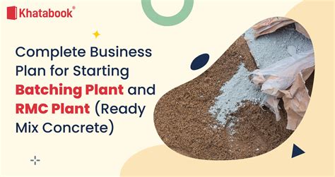 Batching Plantrmc Plant Requirement License Investment Profit