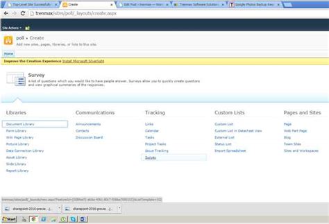 Create A Poll Webpart Using SharePoint