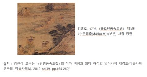 보물 527호 ‘단원풍속도첩은 김홍도가 그리지 않았다후편