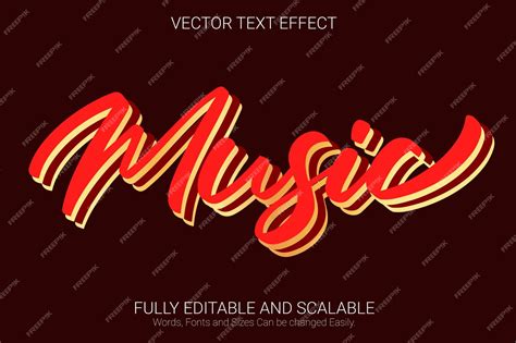 Premium Vector Editable Text Effect In Modern Trend Style