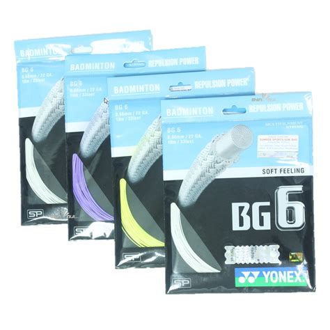 Yonex Badminton String Bg6 100 Orignal Shopee Philippines