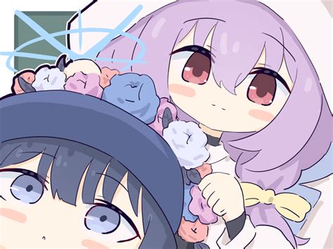 Saori And Atsuko Blue Archive Drawn By Umihio Donmai