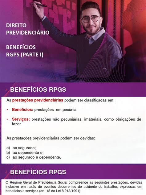 Aula 10 Beneficios Rgps Parte Ii Pdf Emenda Constitucional Bem