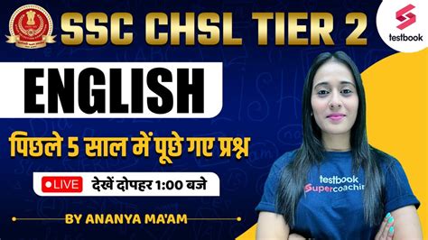 Ssc Chsl Tier 2 English 2023 Ssc Chsl Mains English Last 5 Years