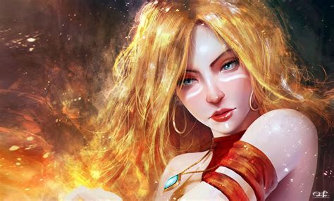 Dota Wallpaper Lina Voice Dota