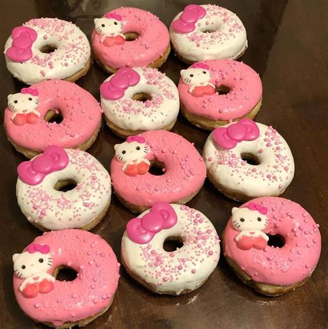 Hello Kitty Theme Donuts… Thank Gracefully Sweet And Co In 2024