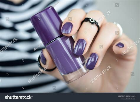 Deep Purple Nails