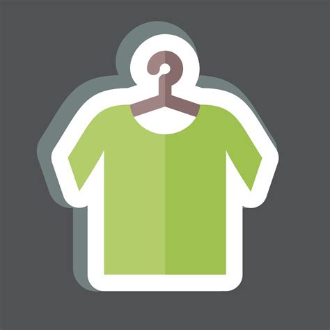 Chemise Autocollante Sur Cintre Adapté Au Symbole De Tailleur