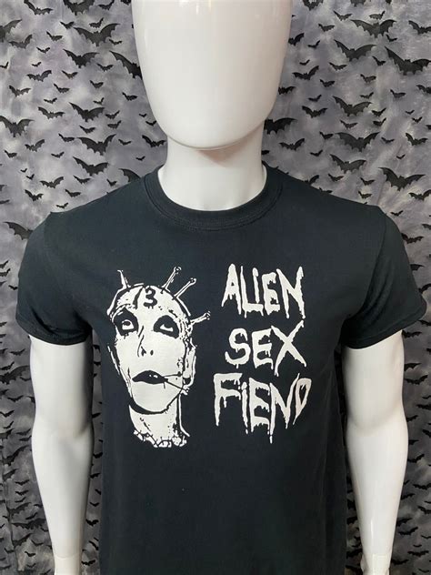 Tshirt Official Alien Sex Fiend Gothic Deathrock Goth Batcave Etsy