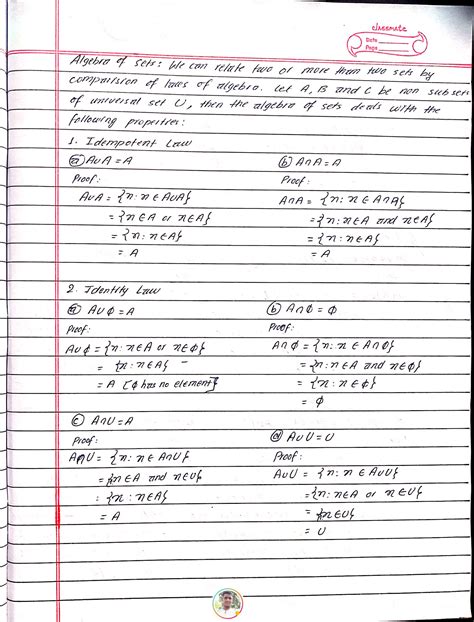 Set Identities Sujit Prasad Kushwaha