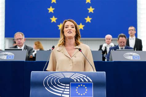 Roberta Metsola Re Elected As President Of The European Parliament