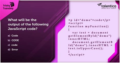 Talentica Software On Linkedin Programminglanguages Trickytuesday Programminglife Code