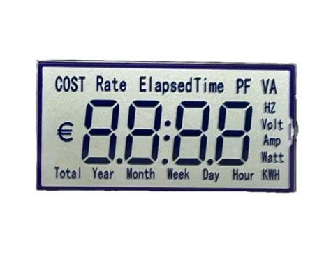 Custom 7 Segment Monochrome Lcd For Power Meter Lcd And Fstn Lcd