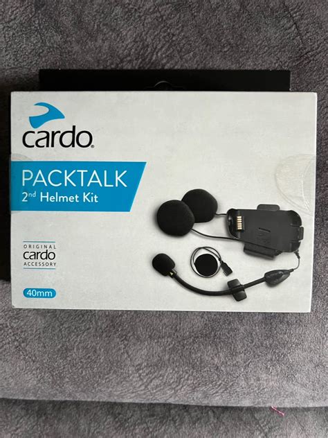 Cardo Packtalk Bold 2nd Helmet Kit Motorcycles Motorcycle Accessories