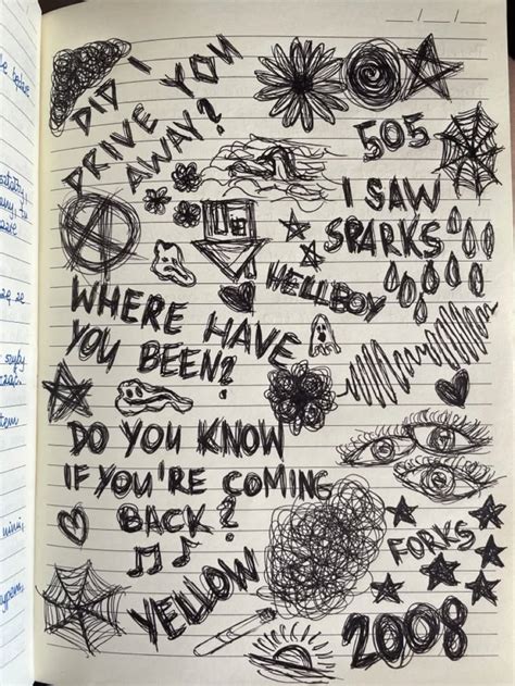 Notebook Doodles Pinterest