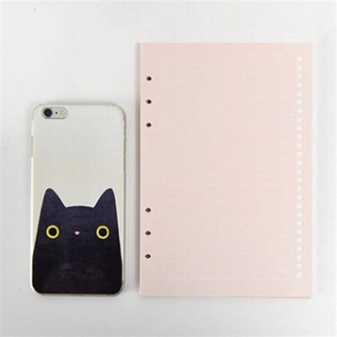 Colorful A5 Loose Leaf Notebook Refills 6 Holes Ri Grandado