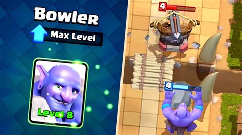 Clash Royale Maxed Bowler Best New Deck Youtube