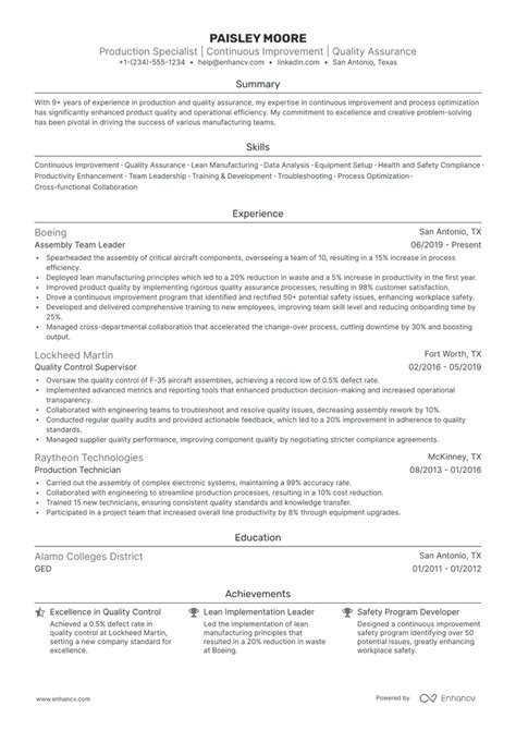 5 Machine Operator Resume Examples Guide For 2024 5 Machine Operator Resume Examples Guide For 2024