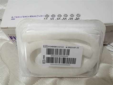 6 Curativo Fibracol Plus 1cmx 1cm X 40cm Colágeno E Alginato