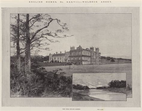English Homes Welbeck Abbey By Charles Auguste Loye